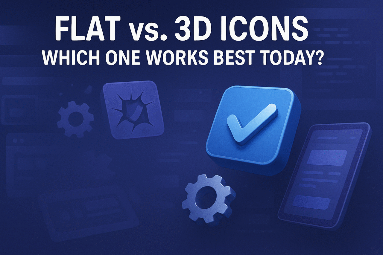 Flat vs. 3D Icons: Which One Works Best Today? - Vareweb